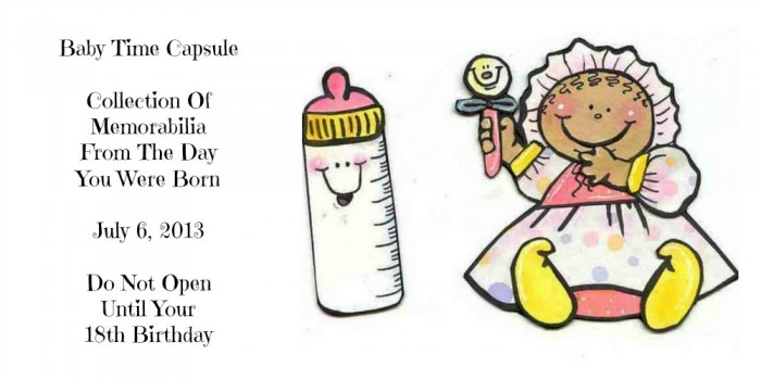 Ideas for a Unique Baby Gift - DIY Baby Time Capsule - Bumblebee Linens