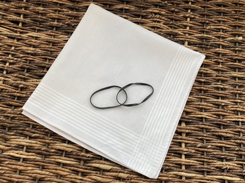 How to Make A DIY Face Mask with Handkerchiefs (No Sewing Required ...