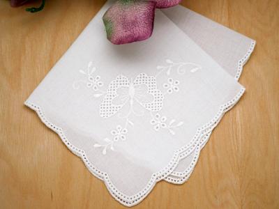German Ladies Handkerchiefs, European Ladies Hankies, Guipure Lace ...